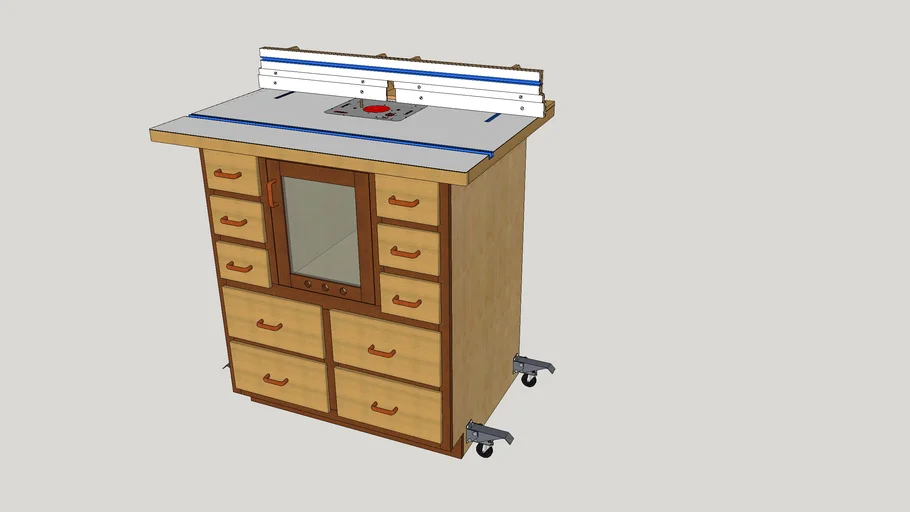 Router Table | 3D Warehouse