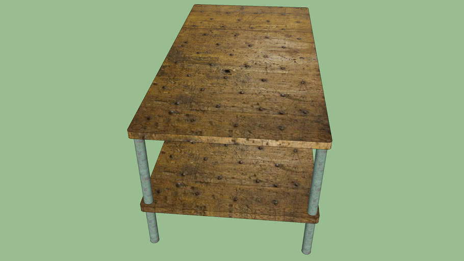 Industrial Display Table PT | 3D Warehouse