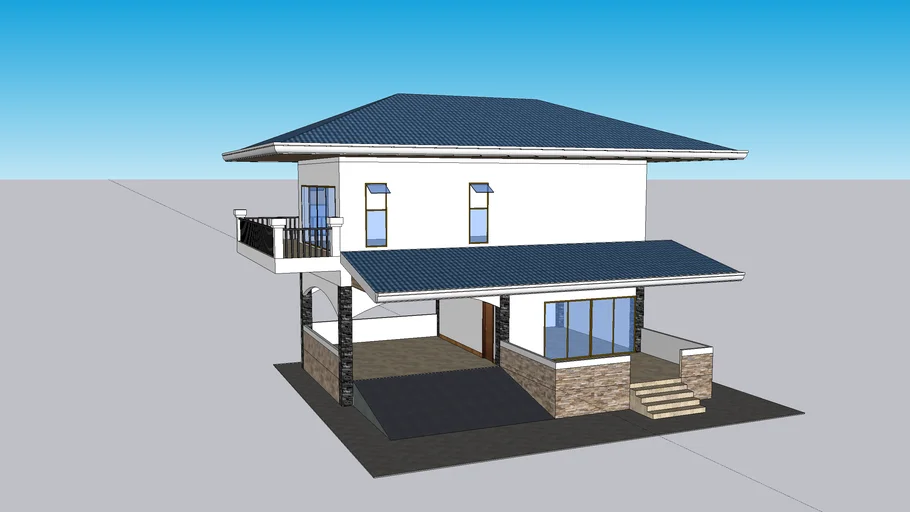 TWO STOREY HOUSE 100 | 3D Warehouse