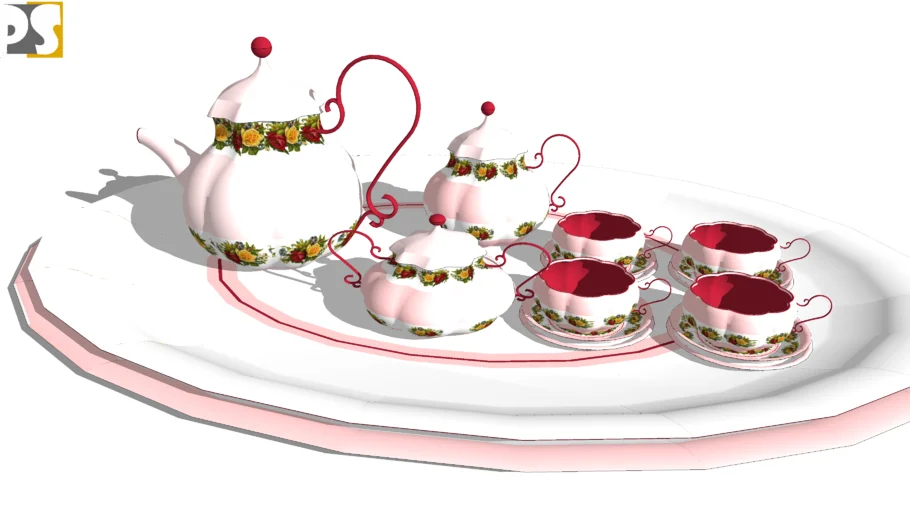 Tea Set | 3D Warehouse