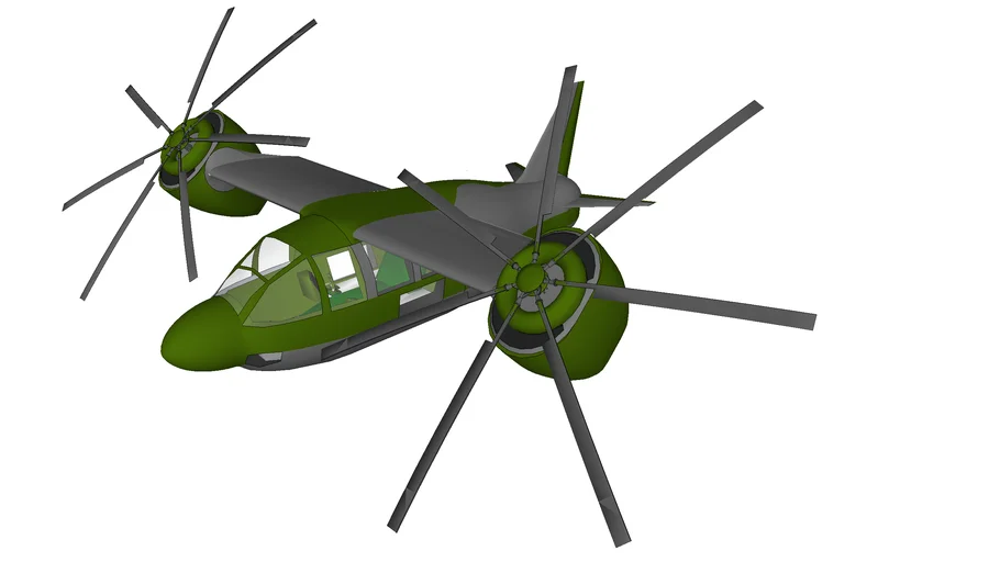 Single-Person VTOL Transforming Flight Mode | 3D Warehouse