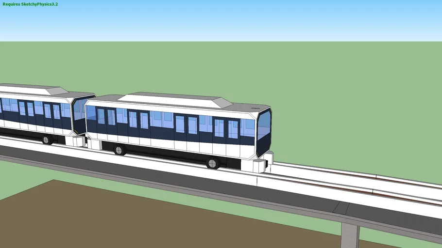 Macau LRT (sketchyphysics) | 3D Warehouse