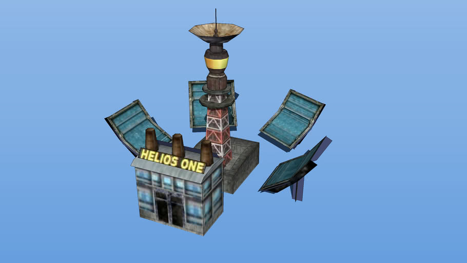 Fallout Helios One (low poly) | 3D Warehouse