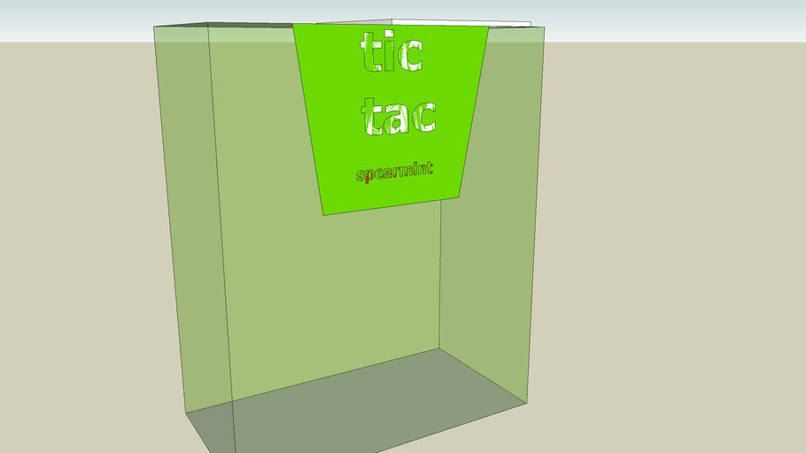 Tic Tac Container | 3D Warehouse