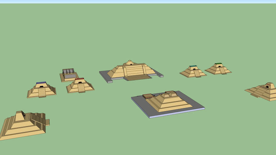 Aztec temples (better) | 3D Warehouse