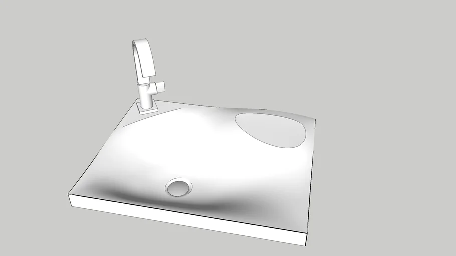 Cuba Laguna Esquerda - Modelo Sobrepor - Sabbia | 3D Warehouse