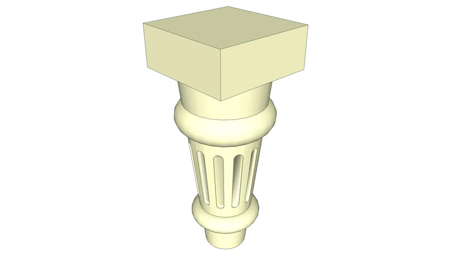 Fancy Cabinet Leg | 3D Warehouse
