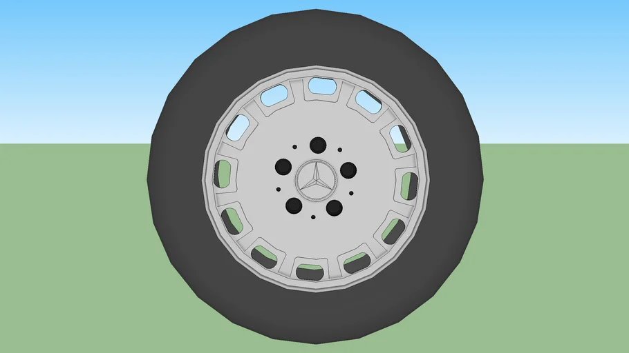 w126 wheel | 3D Warehouse