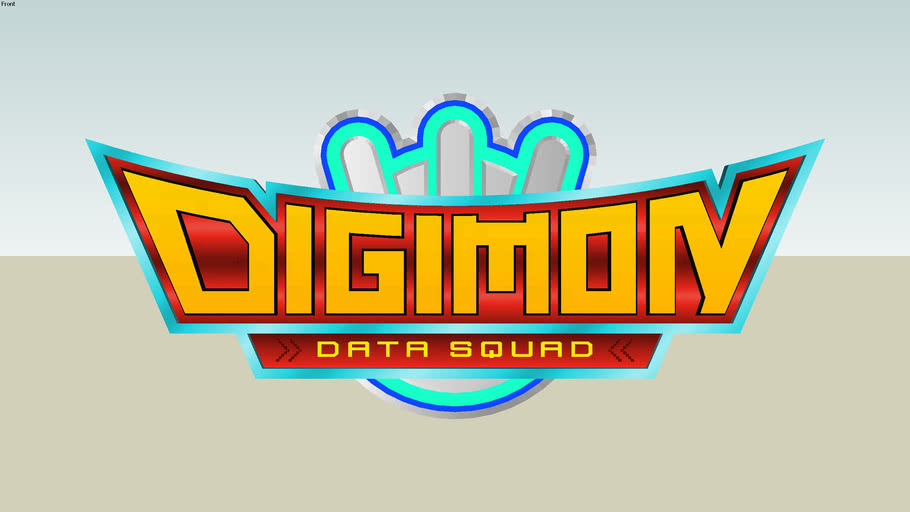 Digimon Data Squad logo | 3D Warehouse