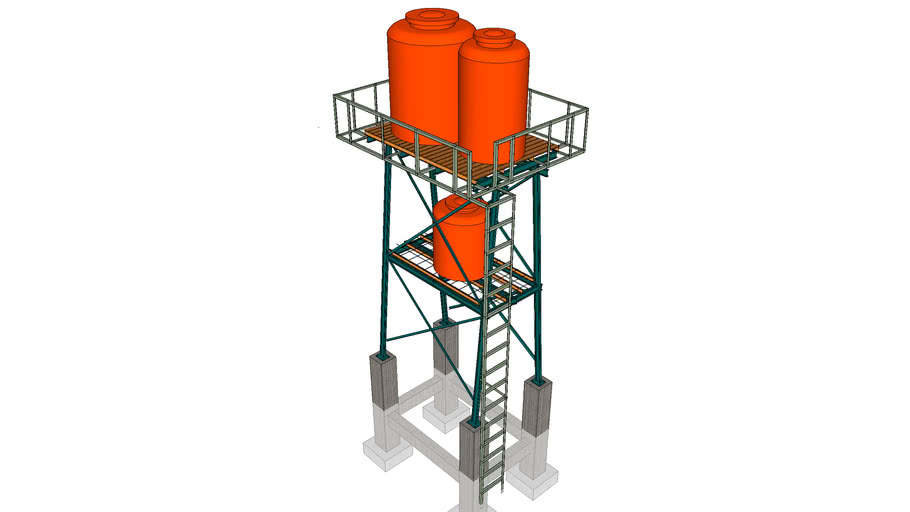 Tandon Rangka WF | 3D Warehouse