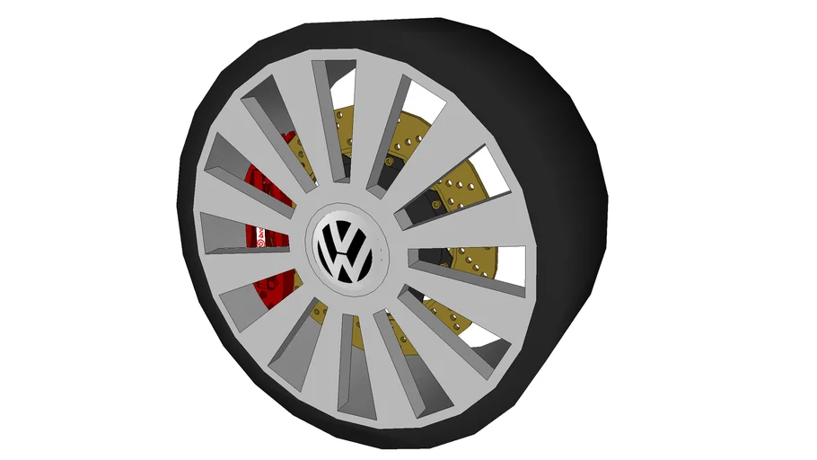 vw wheel | 3D Warehouse