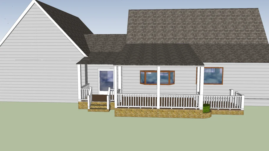 Simple Modern Ranch Design | 3D Warehouse
