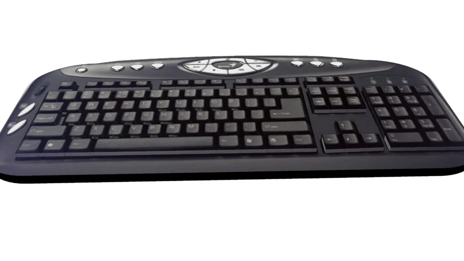 Teclado Genius na escala | 3D Warehouse