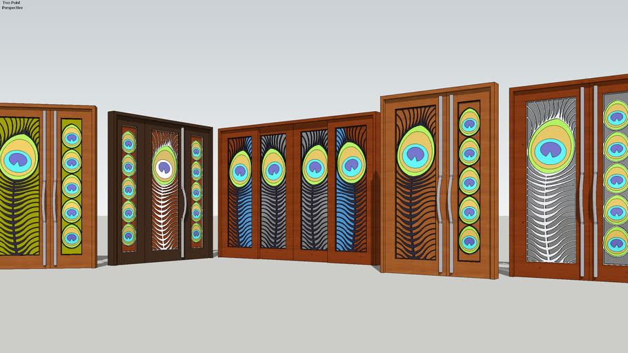 Modern Doors - Feather | 3D Warehouse