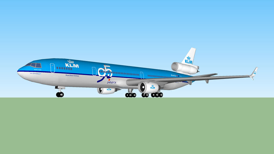KLM MD-11 95 Years Livery | 3D Warehouse