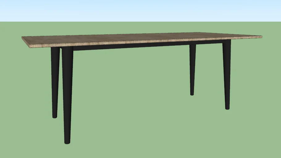 Long Table | 3D Warehouse