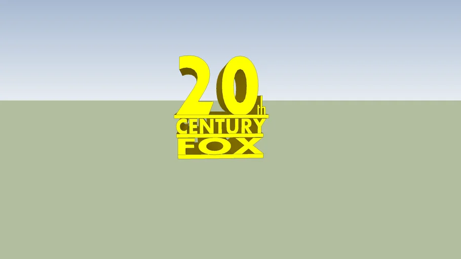 20th Century Fox Logo sign | 3D Warehouse