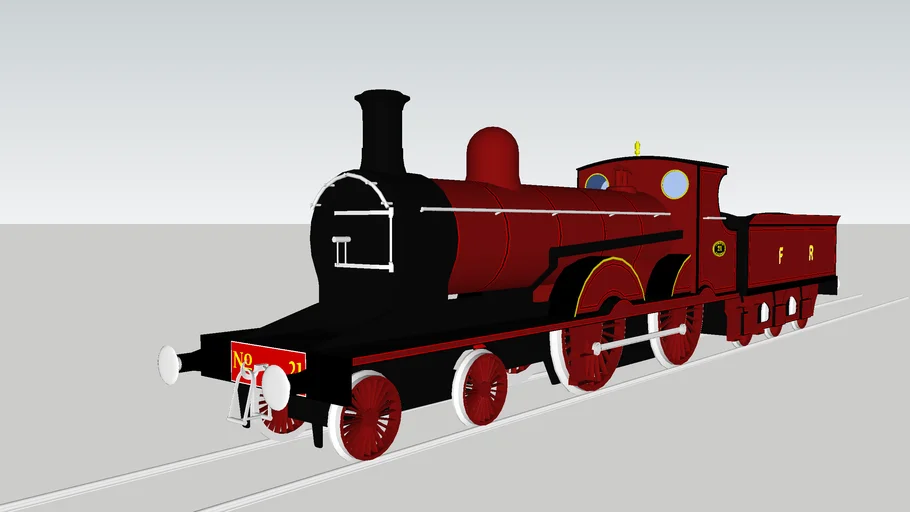 Furness Railway No. 21 (1900) | 3D Warehouse