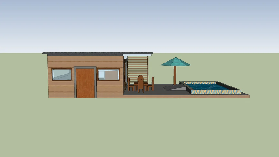 Modelado de una casa en Sketchup | 3D Warehouse