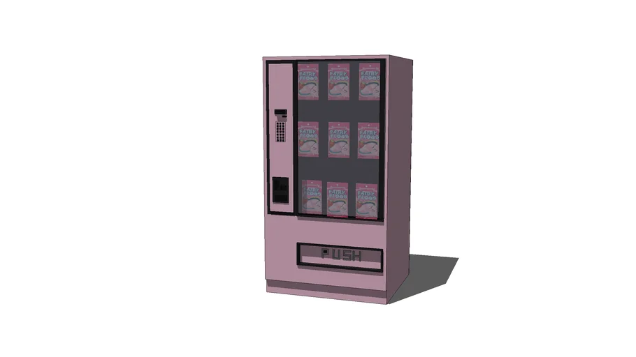 Fairy floss vending machine | 3D Warehouse