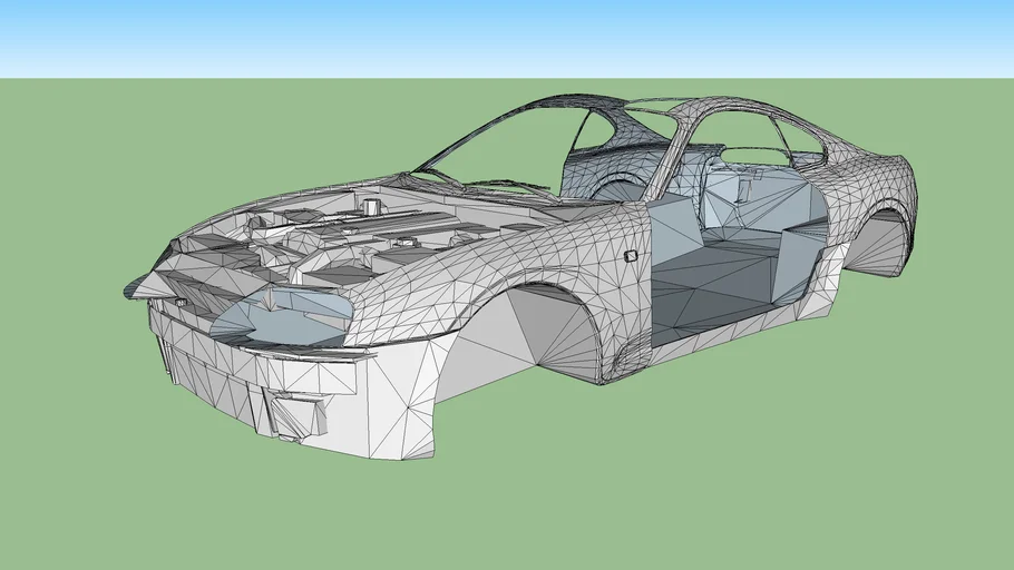 Toyota Supra Stock Body | 3D Warehouse