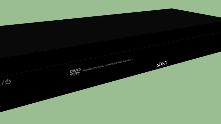 Sony DVD Player | 3D Warehouse