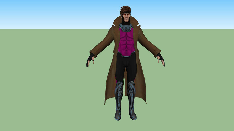 Gambit X-men | 3D Warehouse