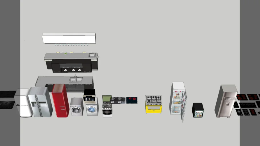 Home appliances | 3D Warehouse