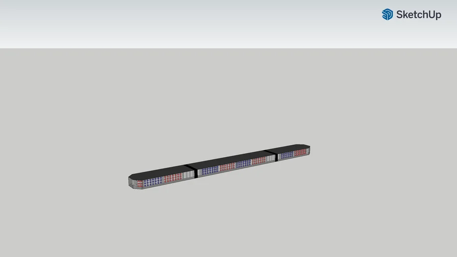 emergency vehicle light bar | 3D Warehouse