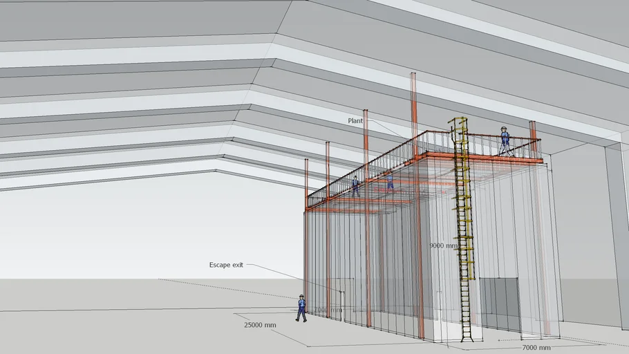 Pharmacy cold storage warehouse | 3D Warehouse