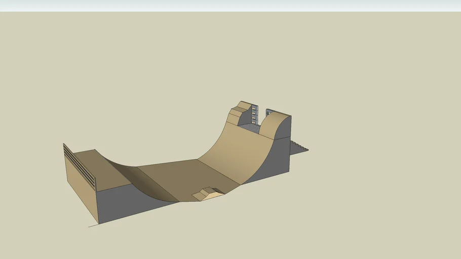 Small halfpipe | 3D Warehouse
