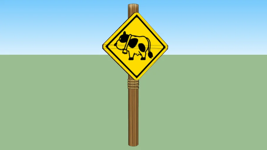 Moo Moo sign (MK8 model) | 3D Warehouse