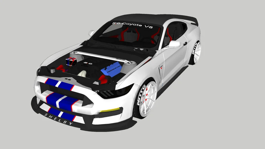 2016 Ford Mustang GT350R 5.0 | 3D Warehouse