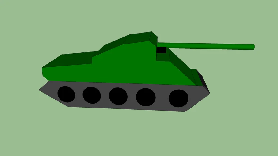 WW2 Tank 'Bone Shredder' | 3D Warehouse