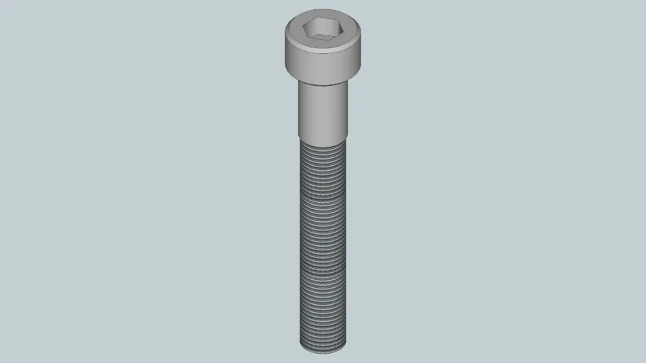screw 6-32 SHCS 1.0 simplified threads | 3D Warehouse