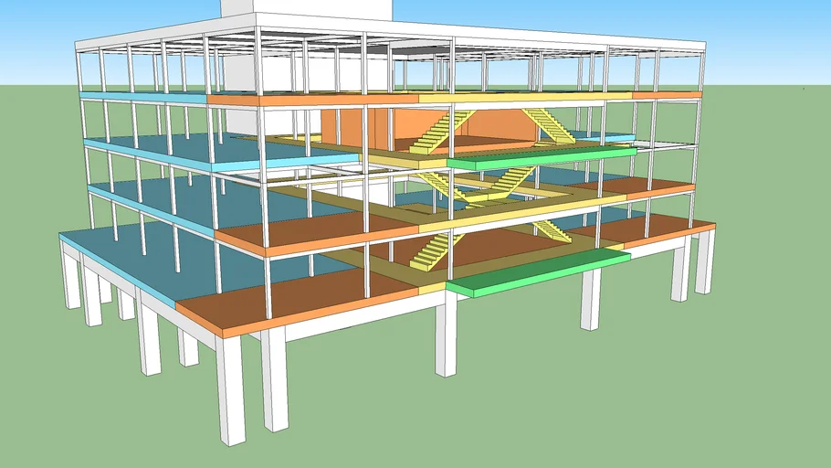 Structural massing model | 3D Warehouse