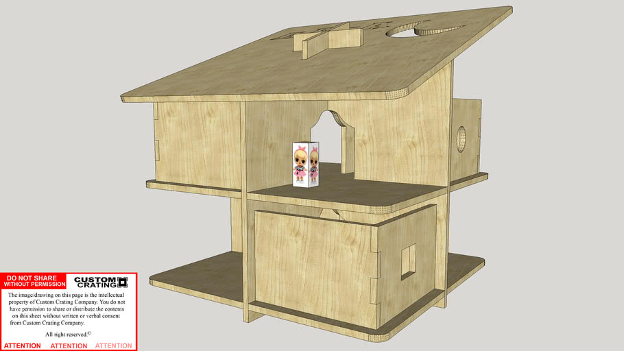 CNC LOL Dollhouse | 3D Warehouse