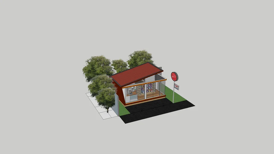 Toko Buku_BookStore | 3D Warehouse