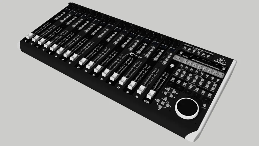 Behringer Xtouch + Extender | 3D Warehouse