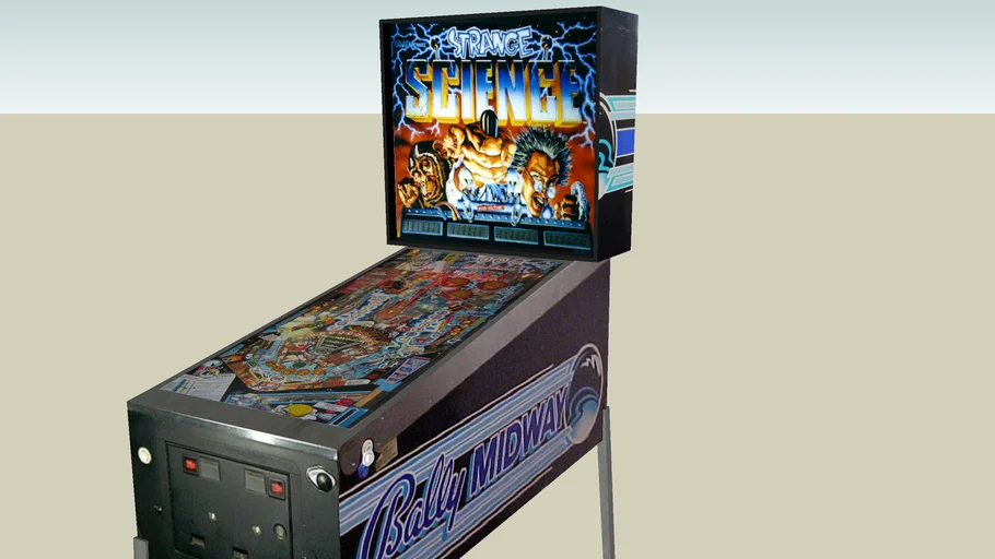 Strange Science pinball machine | 3D Warehouse