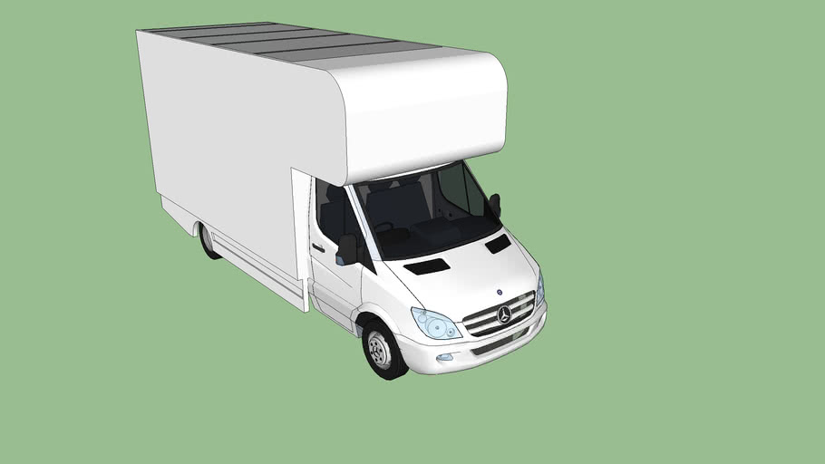Mercedes-Benz Sprinter Luton 515 | 3D Warehouse