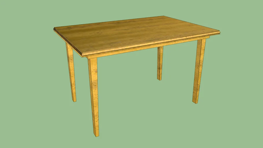 Wood Table | 3D Warehouse