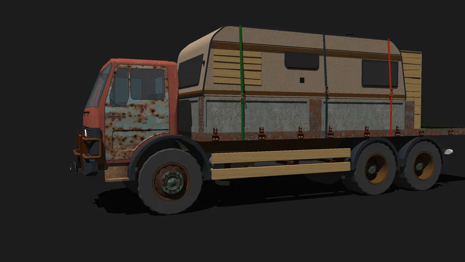 Mercedes 1632 Redneck Camper | 3D Warehouse