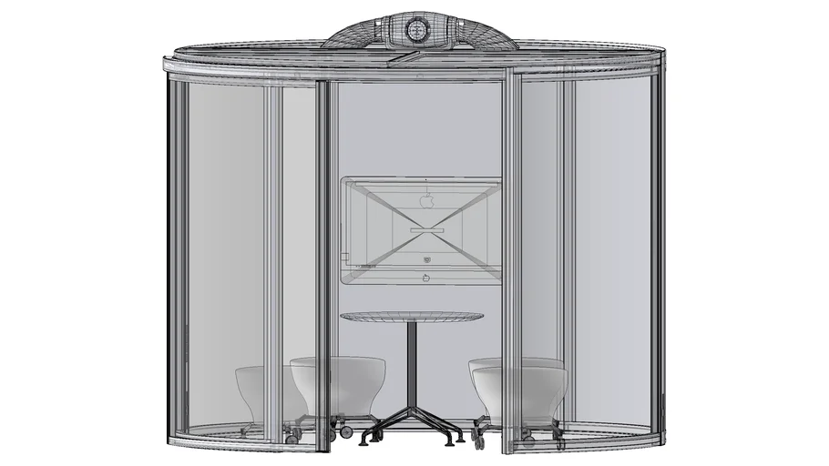 Xf86 Orangbox Pod with furniture | 3D Warehouse