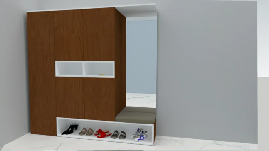 shoe rack / shoe / keys | 3D Warehouse