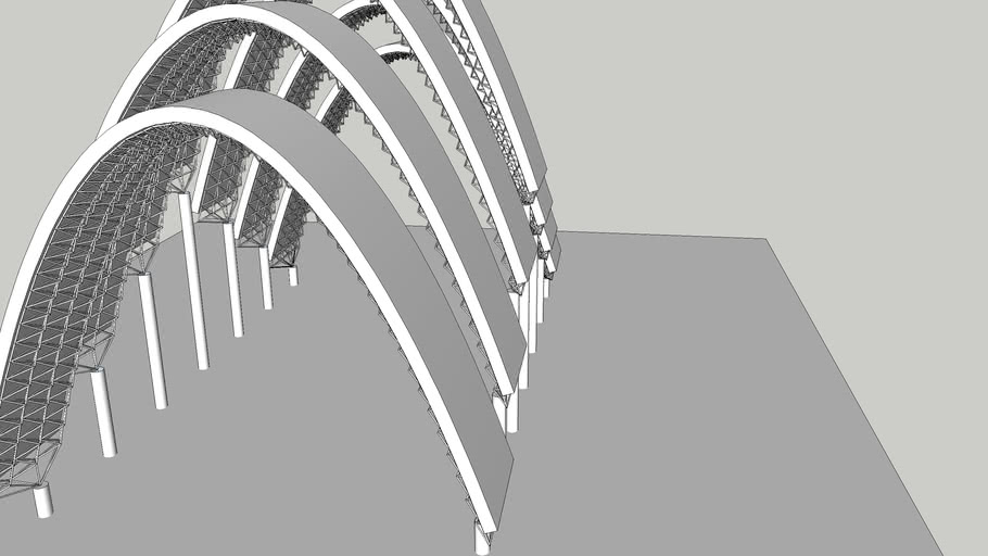 Space Frame Structure | 3D Warehouse