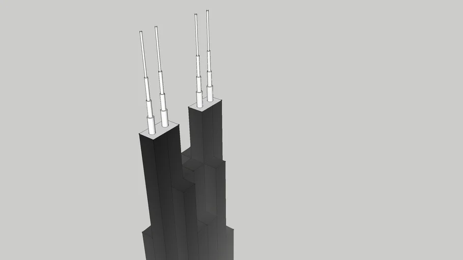 Sears Tower (Doubled) | 3D Warehouse