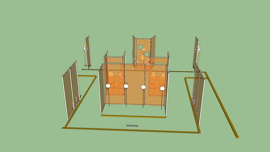 Long stage for DT club match 2019 | 3D Warehouse