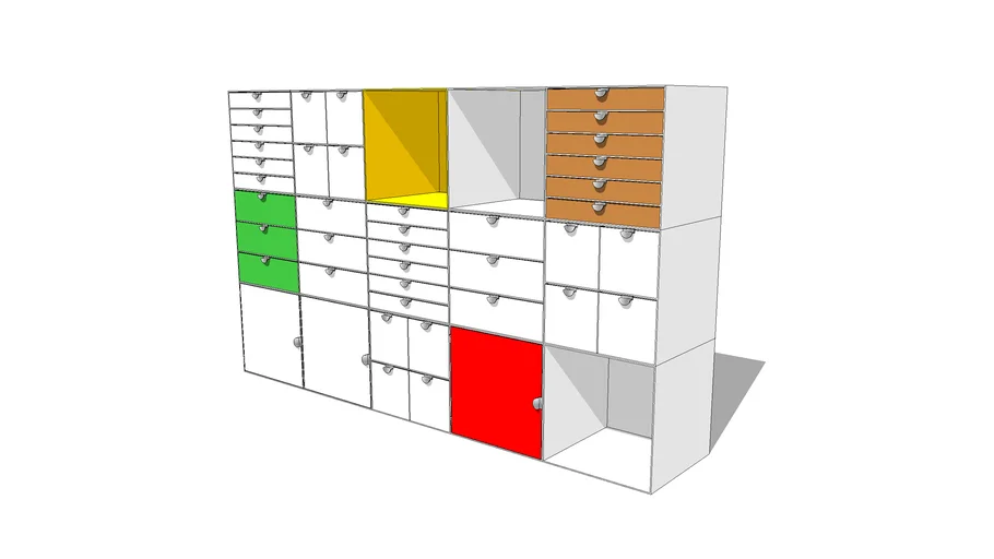 Palaset storage modules | 3D Warehouse