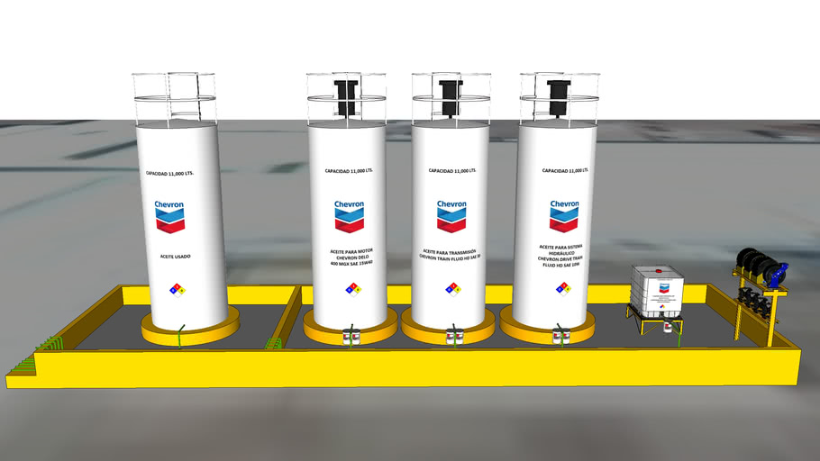 Contenedores chevron | 3D Warehouse